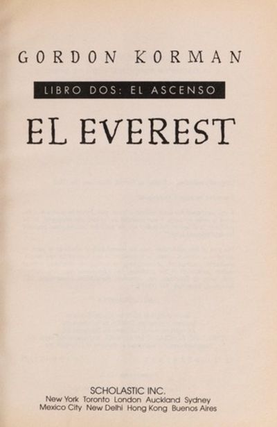 Libro Dos: El Ascenso (El Everest, 2) by gordon-korman | Paperback ...