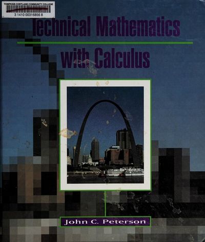 BIBLIO | Technical Mathematics With Calculus by John C. Peterson ...