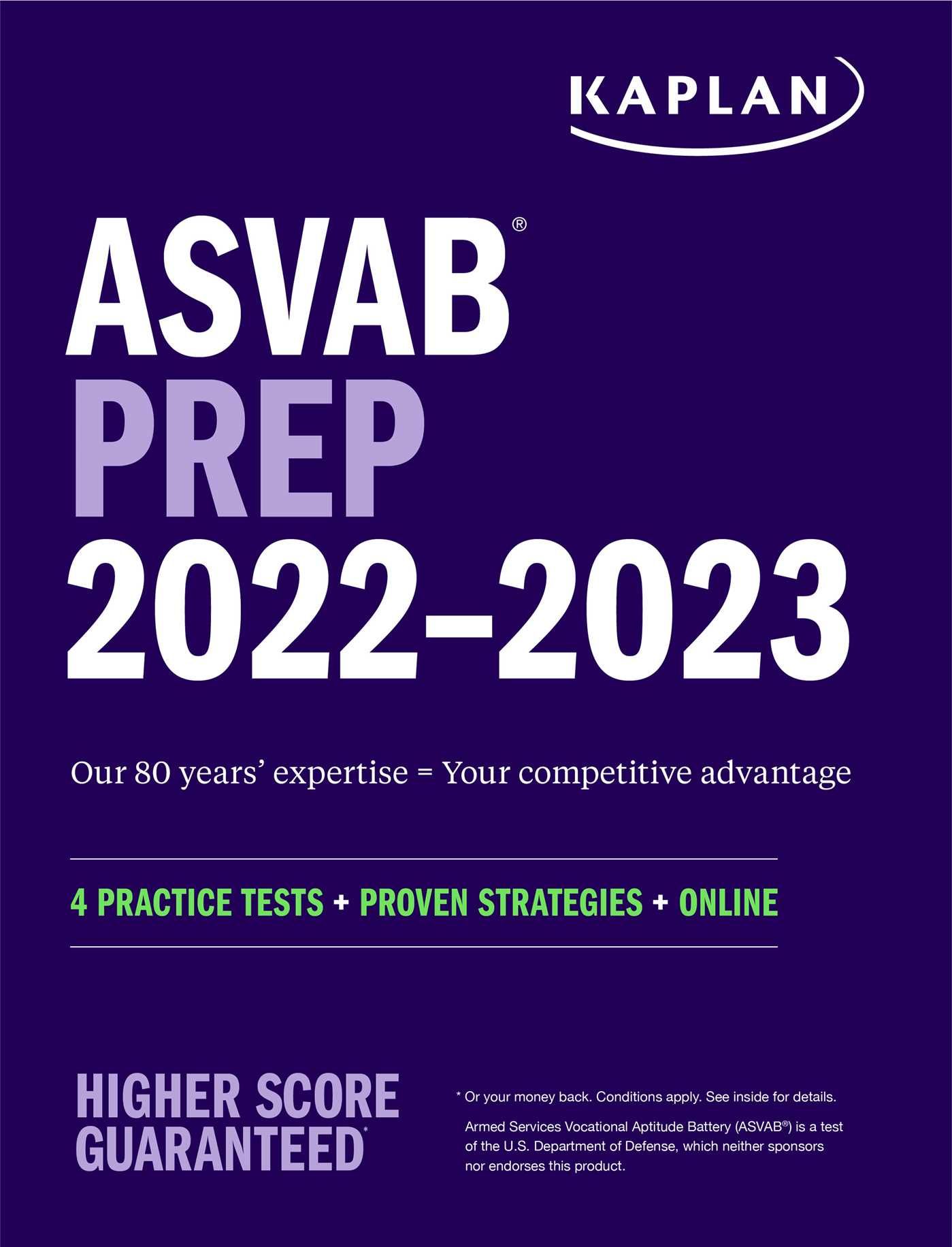 ASVAB Prep 20222023: 4 Practice Tests + Proven Strategies + Online ...