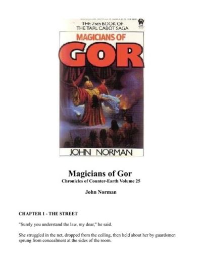 Magicians of Gor by John Norman | Mass Market Paperbound | 1988-06-07 ...