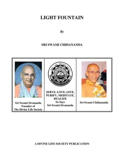 Light-Fountain by Sri Swami chidananda | Paperback | 2008 | The Divine ...