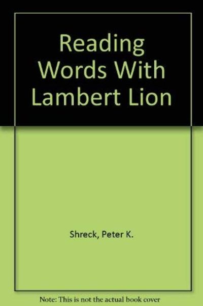 Reading Words with Lambert Lion by Peter K. Shreck | Hardcover | 1979 ...