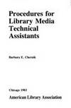 Procedures For Library Media by Barbara E Chernik (1 items) - Biblio