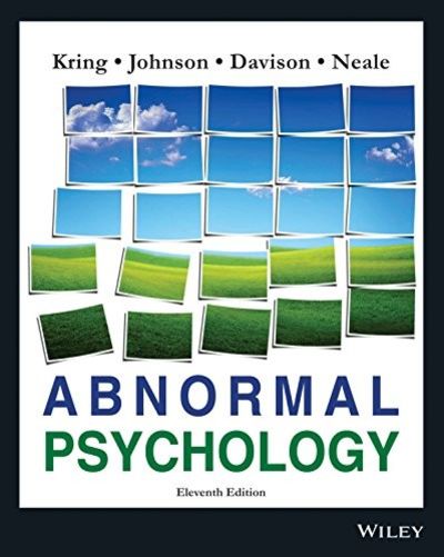 Abnormal Psychology Textbook