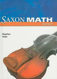 Saxon Math Course 3 by Stephen Hake (24 items) - Biblio