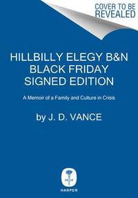 Hillbilly Elegy AUTOGRAPHED by J.D. Vance (SIGNED EDITION) by J.D ...