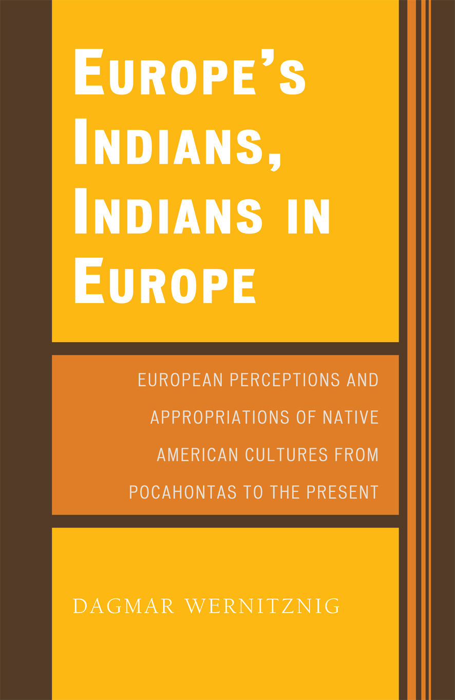 Europe's Indians, Indians in Europe: European Perceptions and ...