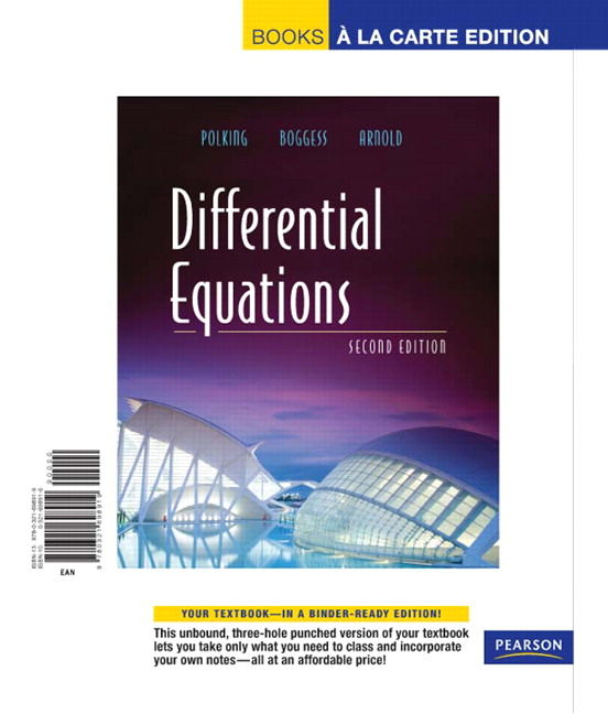 Differential Equations Textbook