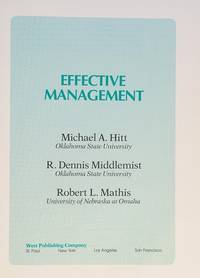BIBLIO | Effective Management by Hitt , M. A. et al | unknown | 1979 ...