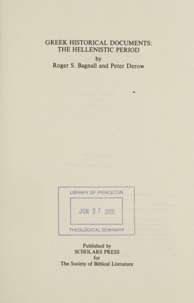 Hellenistic Literature