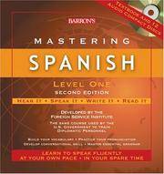 Mastering Spanish, Level One with Audio CDs (Mastering Series/Level 1 ...