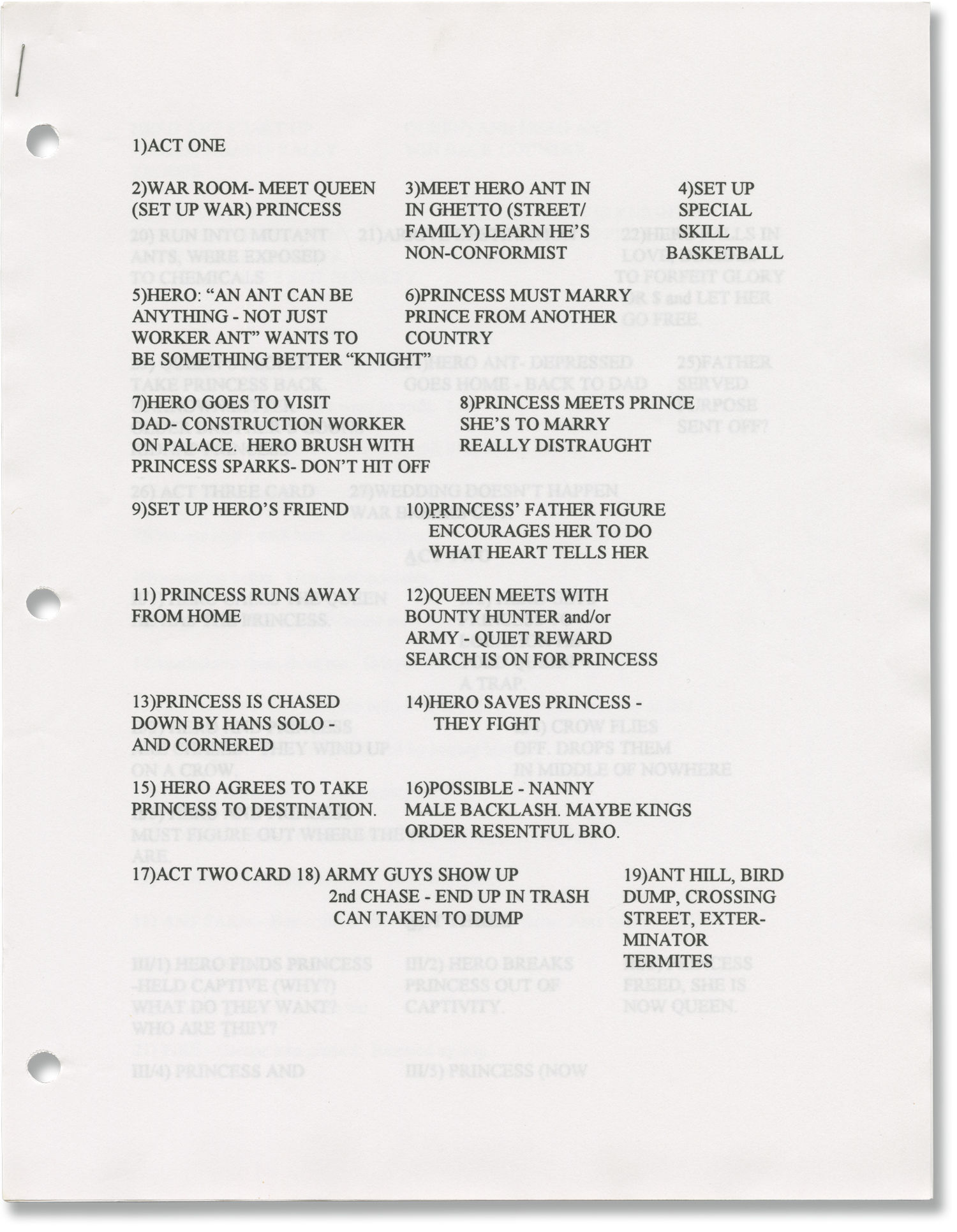 Small World (Three original treatment scripts and two original ...