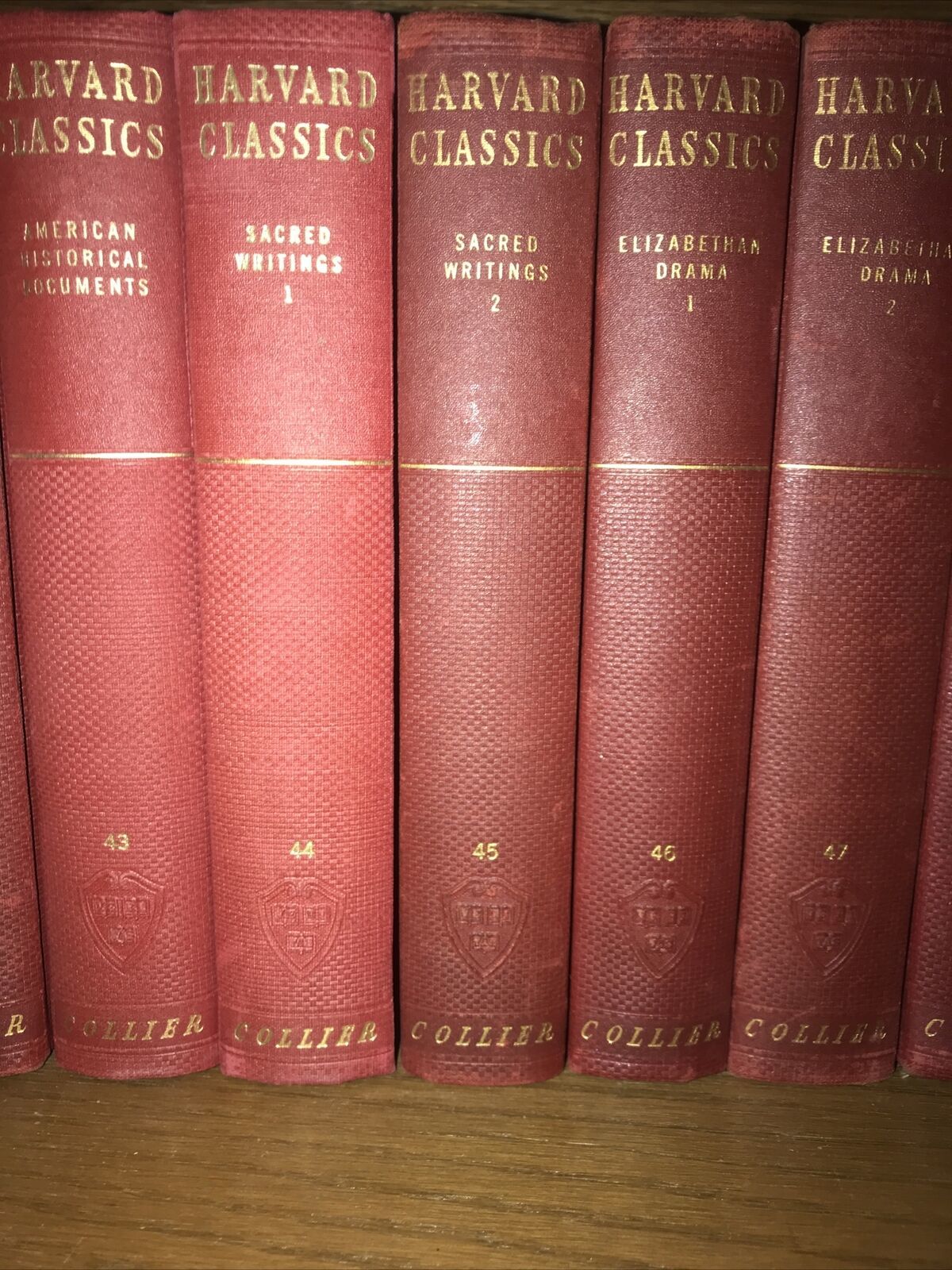 THE HARVARD CLASSICS! COMPLETE 52 Volume Set. Good Condition Red Some ...
