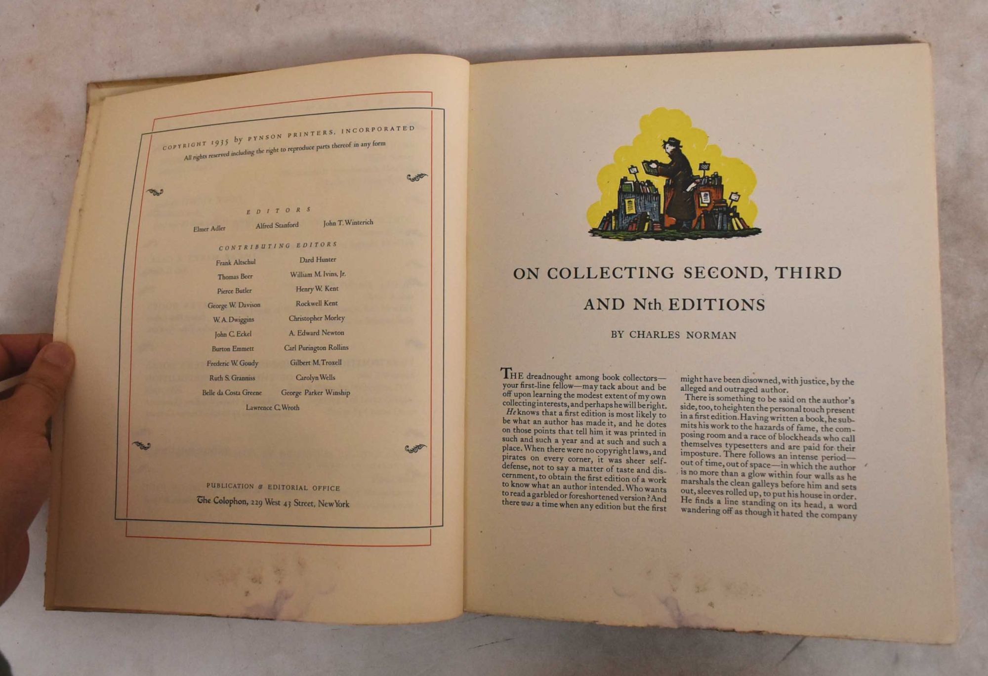 The Colophon (1930): Collection of 14 Issues by Adler & Others | Biblio