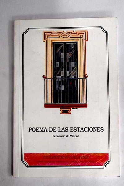 Poema de las estaciones by Fernando de Villena - Paperback - 1992 ...
