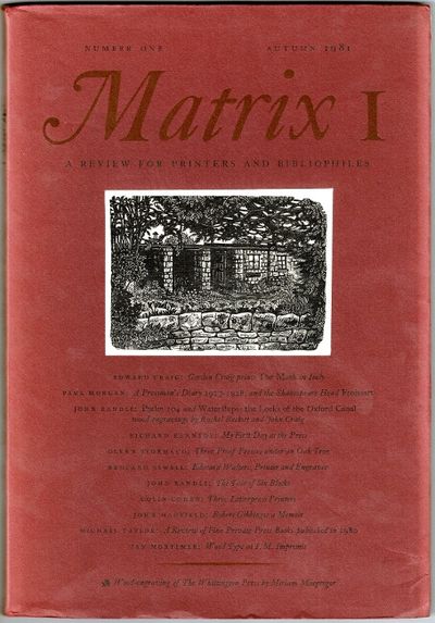 Book With Matrix Review - Matrix A Review For Printers And Bibliophiles ...