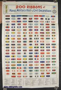 The Daily Telegraph Chart of 200 Ribbons of Naval Military R.A.F. and ...