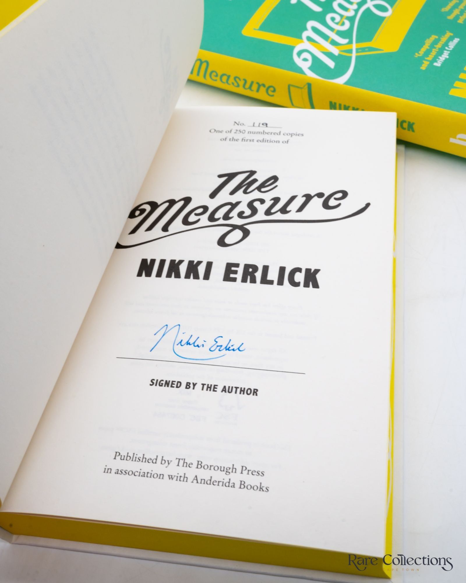 The Measure - Signed & Numbered Exclusive First Edition by Erlick ...