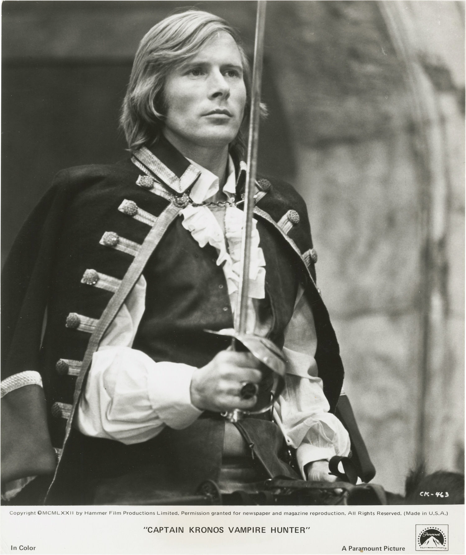 Captain Kronos: Vampire Hunter (Collection of 11 original photographs ...