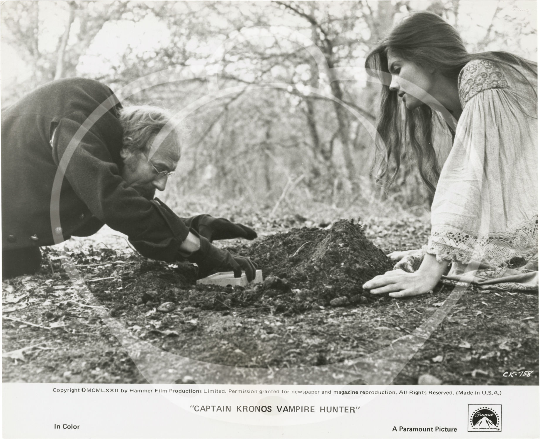 Captain Kronos: Vampire Hunter (Collection of 11 original photographs ...