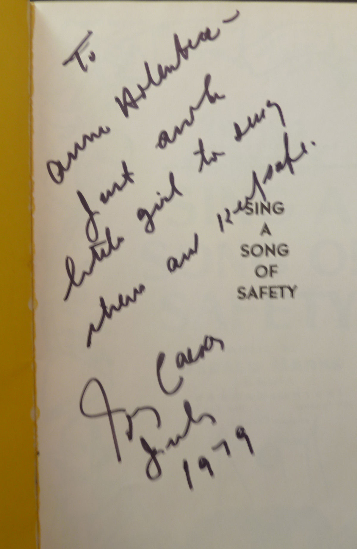 Sing a Song of Safety by Irving Caesar, Gerald Marks | Paperback | 1937 ...
