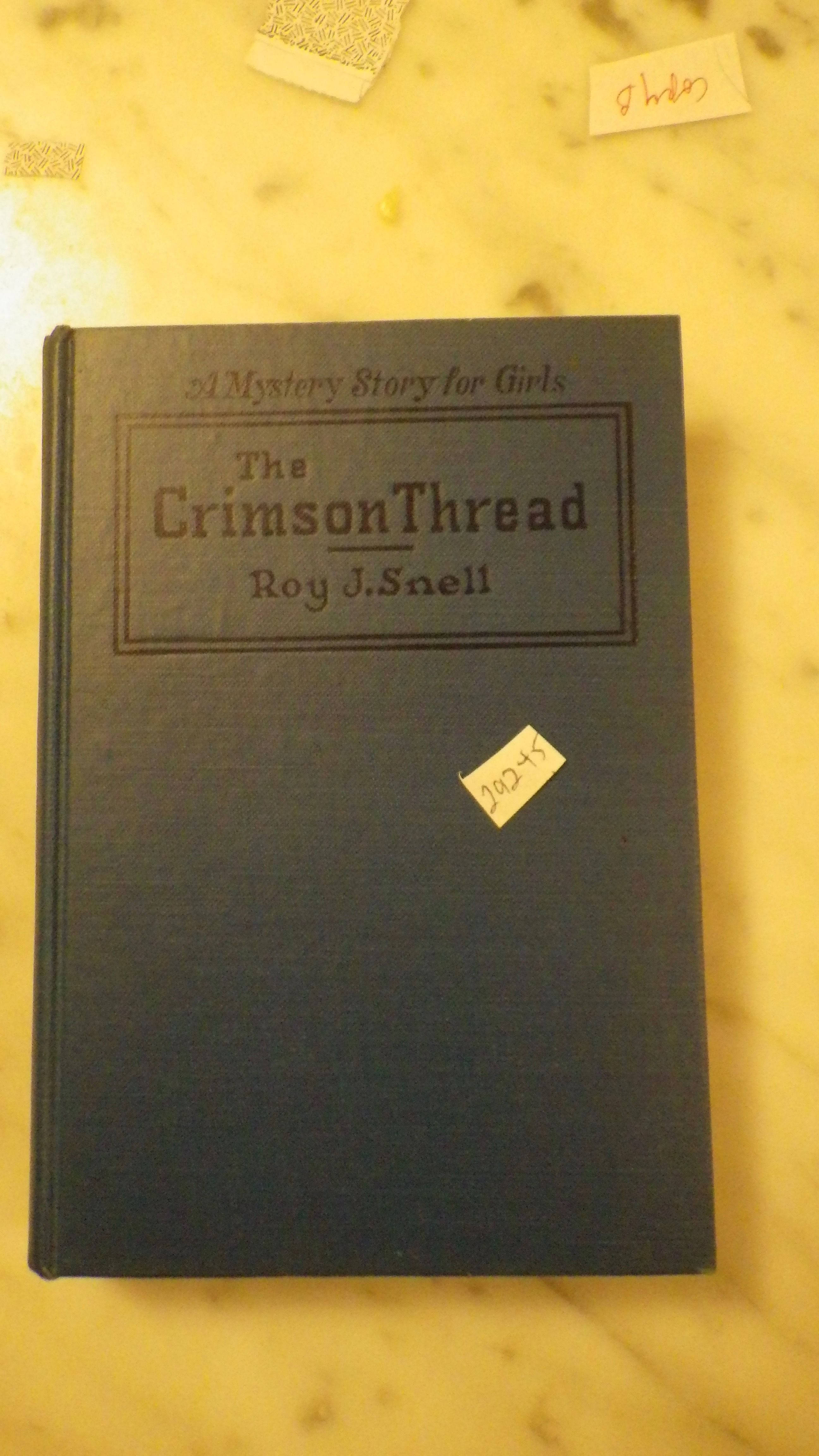 CRIMSON THREAD , IN Color DUSTJACKET , 25 chapters of girls adventure ...