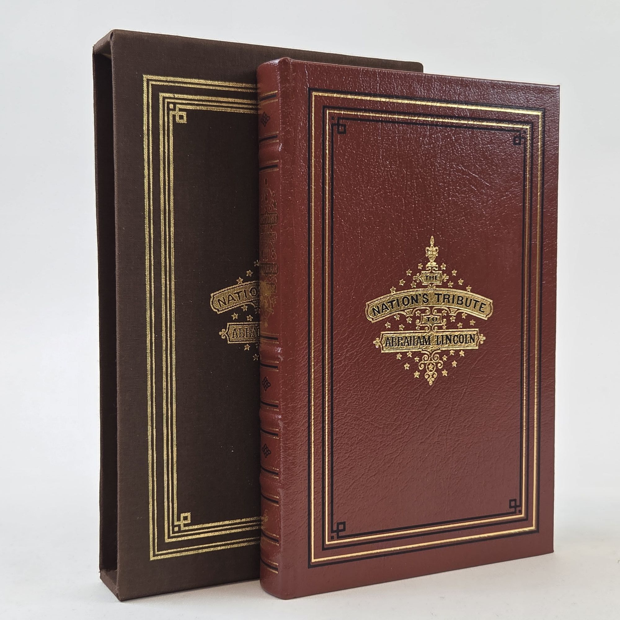 MEMORIAL RECORD OF THE NATION'S TRIBUTE TO ABRAHAM LINCOLN by Morris, B ...