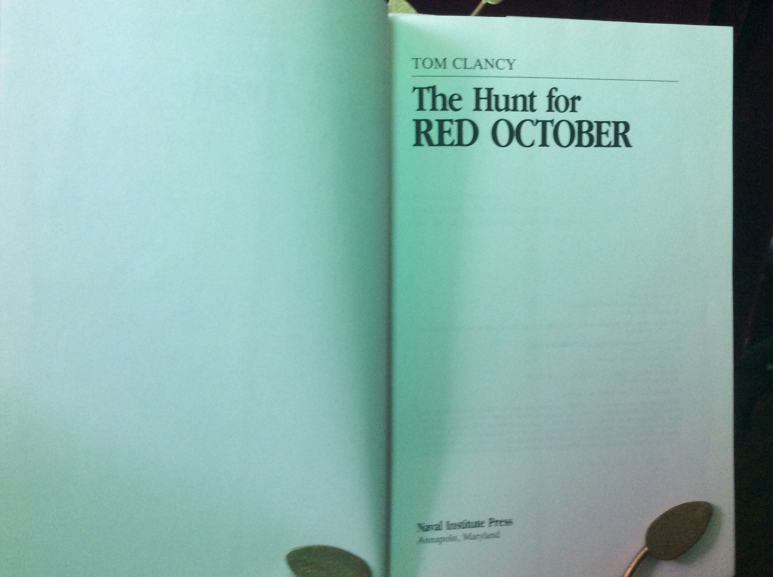 BIBLIO | The Hunt for Red October by Clancy, Tom | Hardcover | 1984 ...