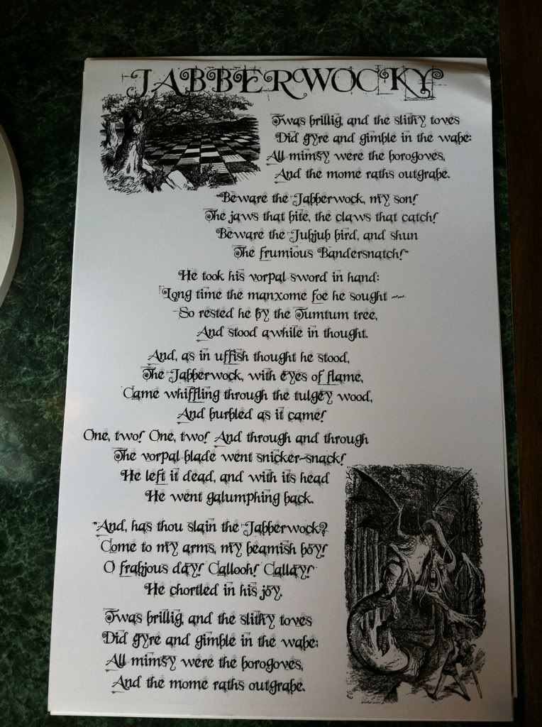 Jabberwocky Lewis Carroll