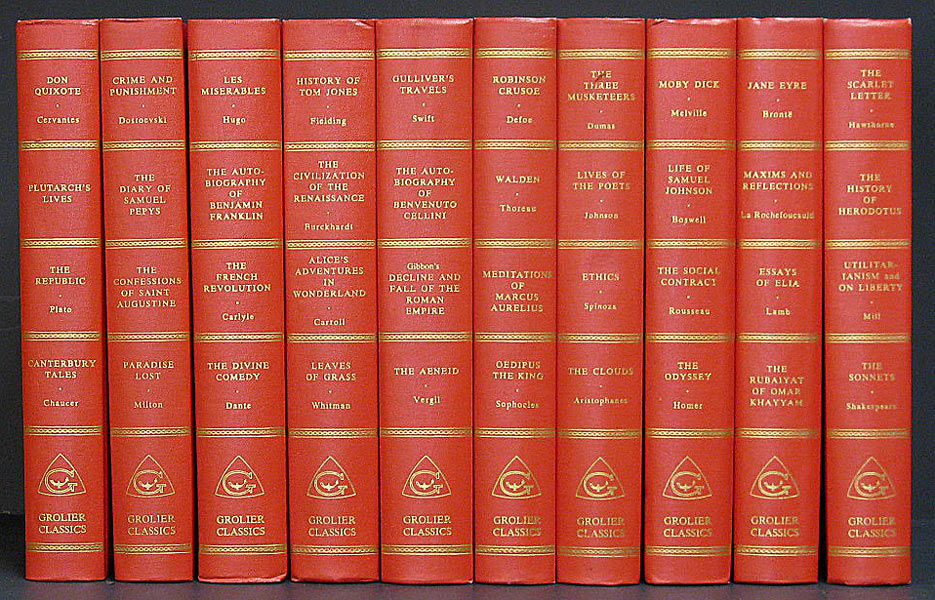 The Grolier Classics (10 vol. set) by Grolier Society (Grolier Classics ...