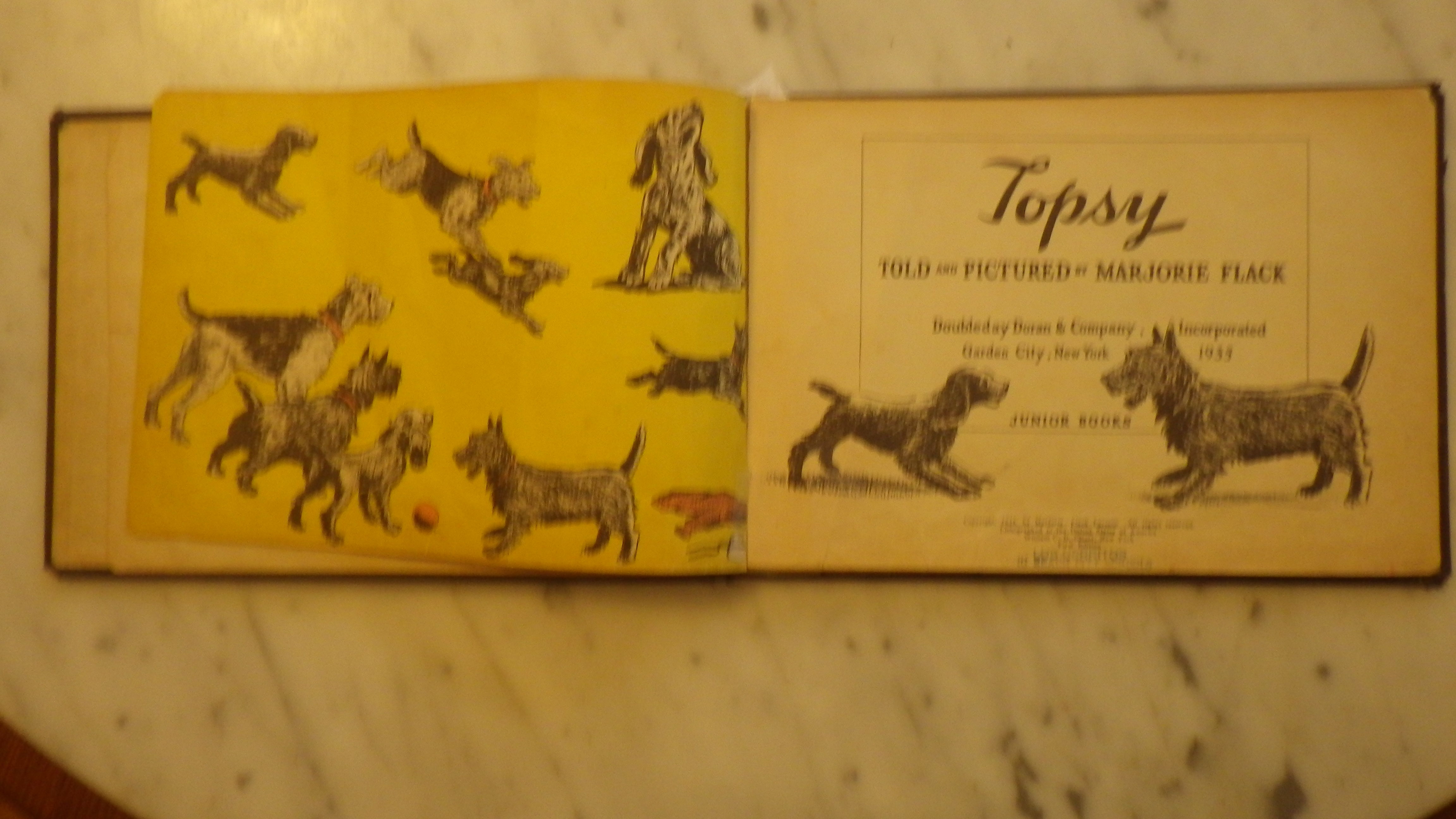 TOPSY , Junior Books, Stated 1st edition 1935 on TITLE PG, by TOLD ...
