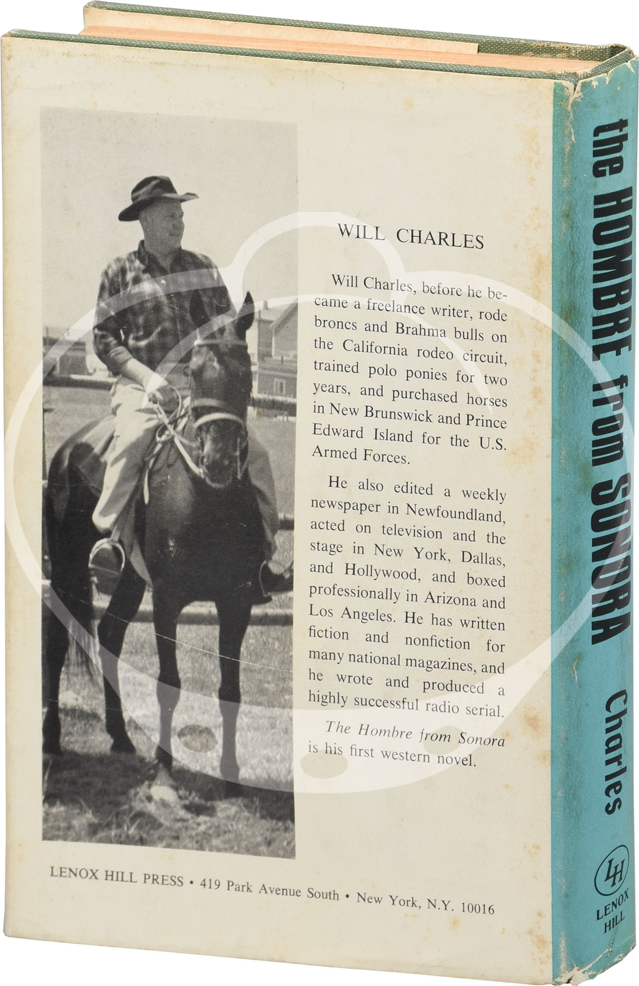 The Hombre from Sonora (First Edition, inscribed by Willeford) by ...