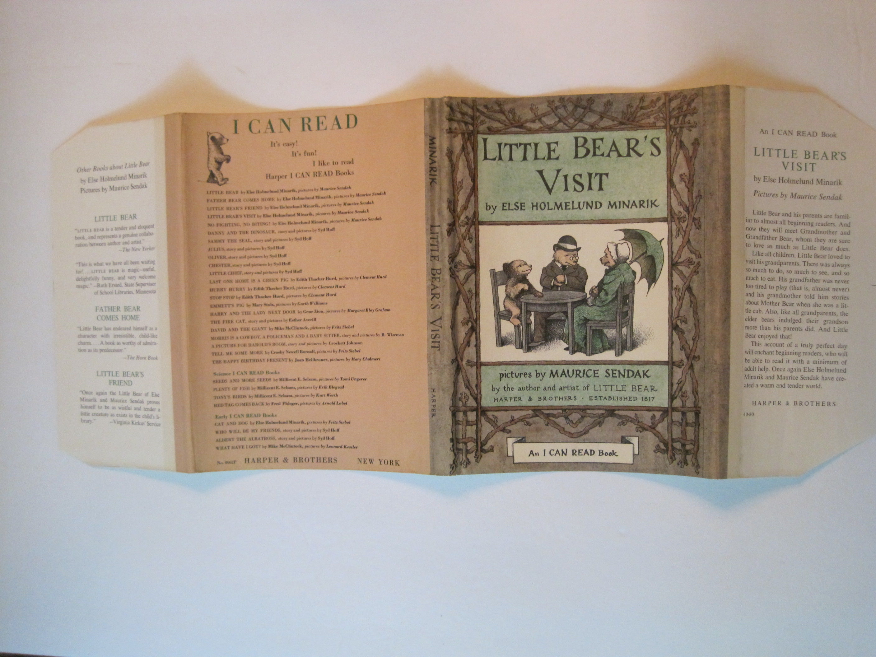 BIBLIO | Little Bear's Visit by Minarik, Else Holmelund; Maurice Sendak ...
