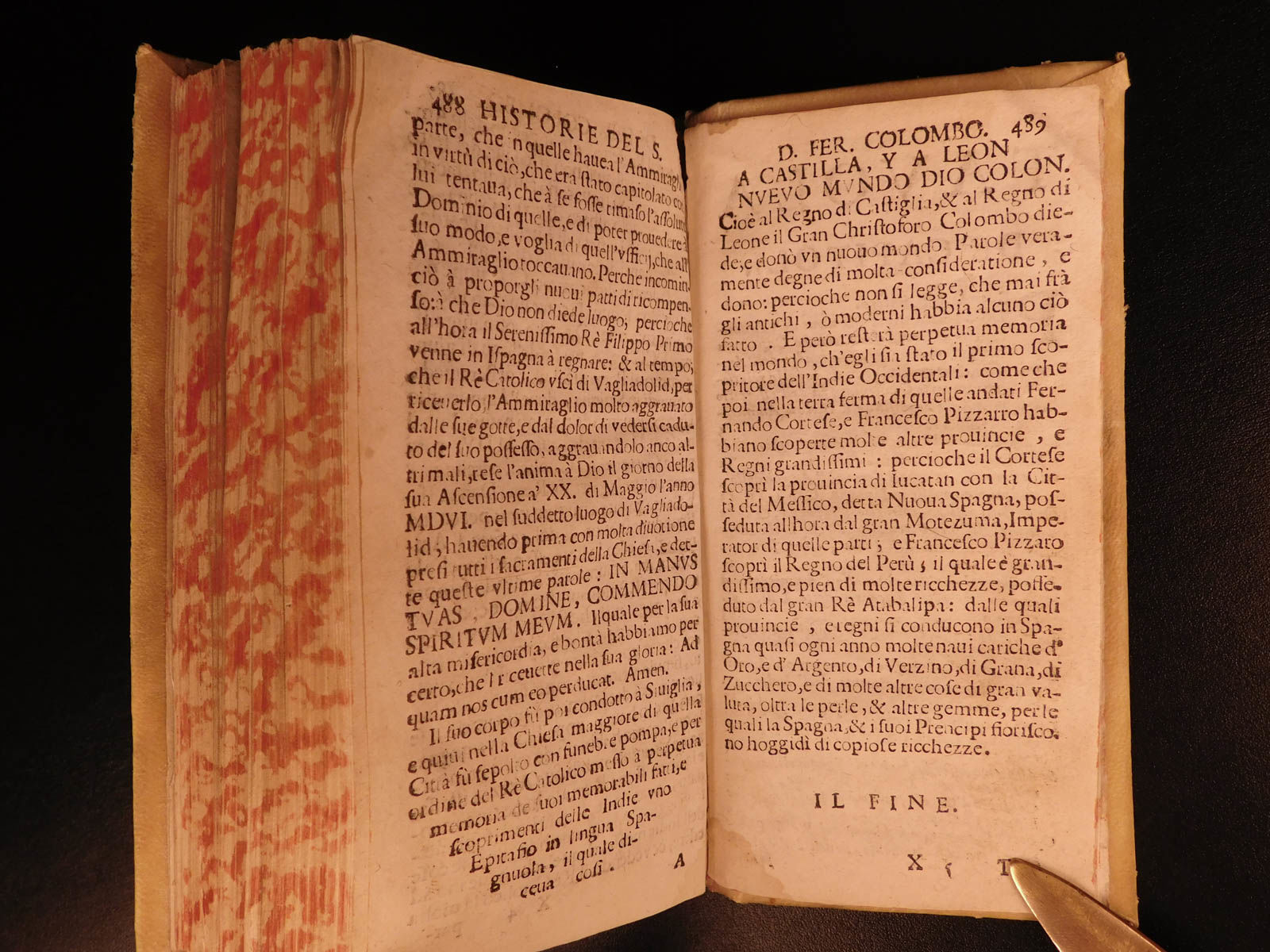 Historie del Signor D. Fernando Colombo nelle quali s'hà particolare ...