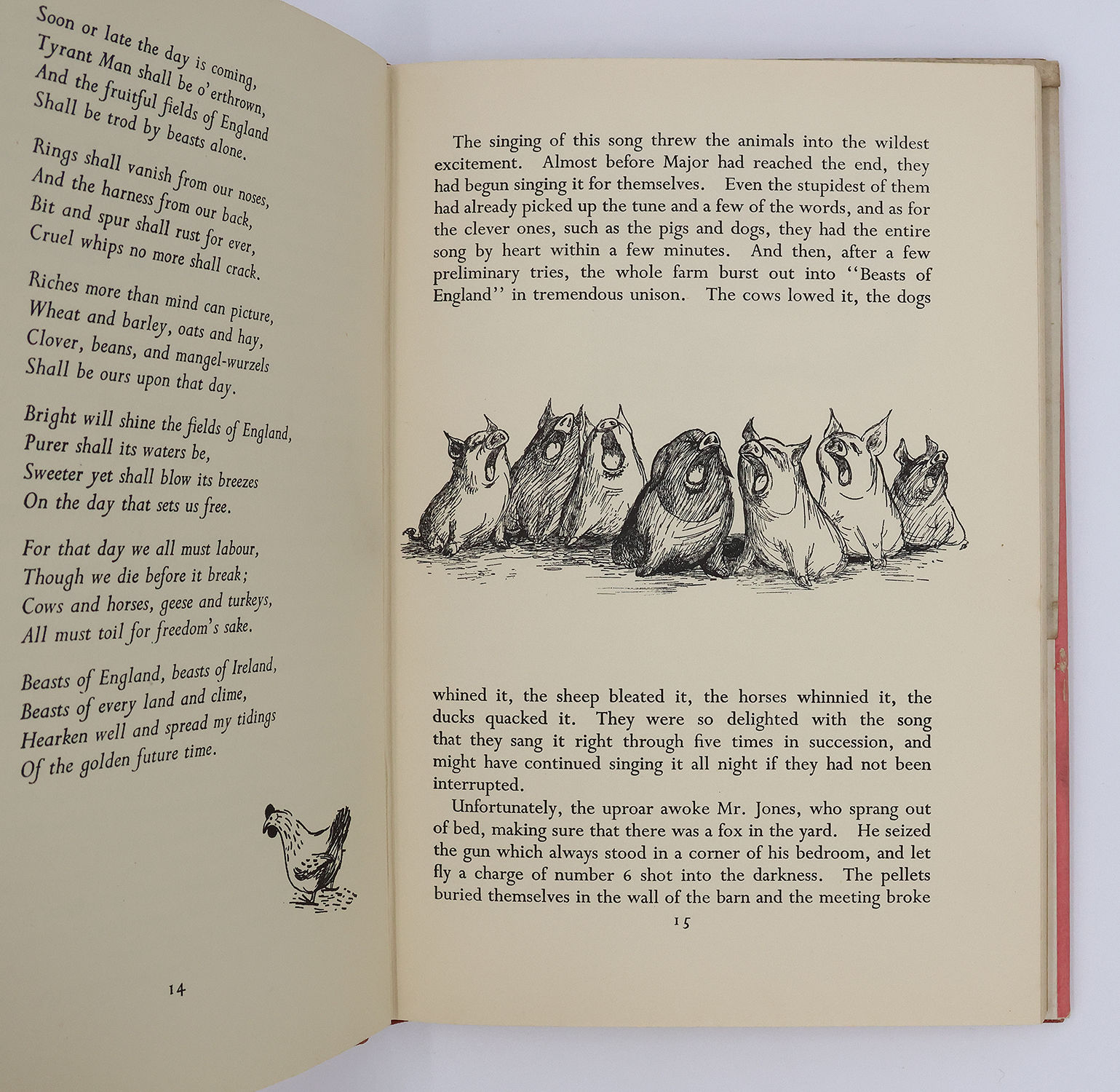 ANIMAL FARM. A Fairy Story. by ORWELL, George; illustrated by BATCHELOR ...