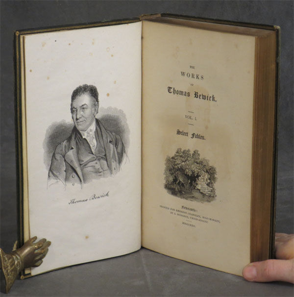 The Works of Thomas Bewick, in 5 volumes (volume 1 signed by Bewick ...