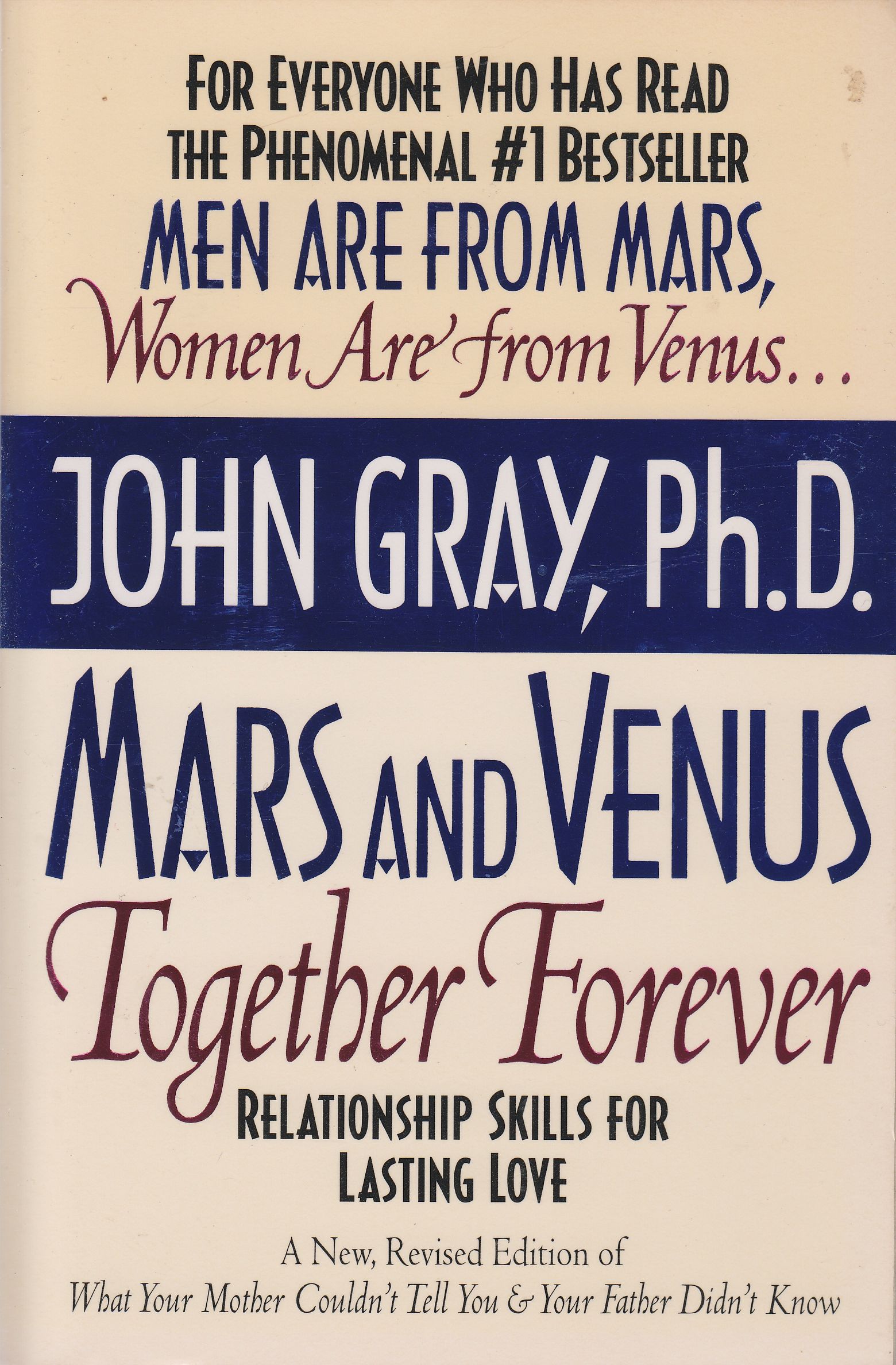 Men From Mars Women Are From Venus John Gray First Print