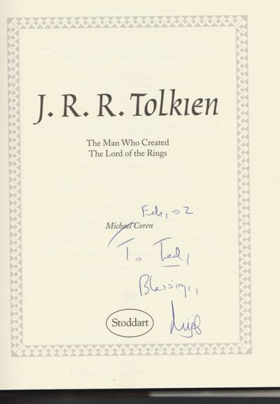 J. R. R. Tolkien: The Man Who Created the Lord of the Rings -(SIGNED ...