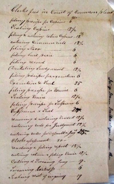 COLLECTION OF FIFTY MANUSCRIPT LEGAL DOCUMENTS FROM THE COURT OF COMMON ...