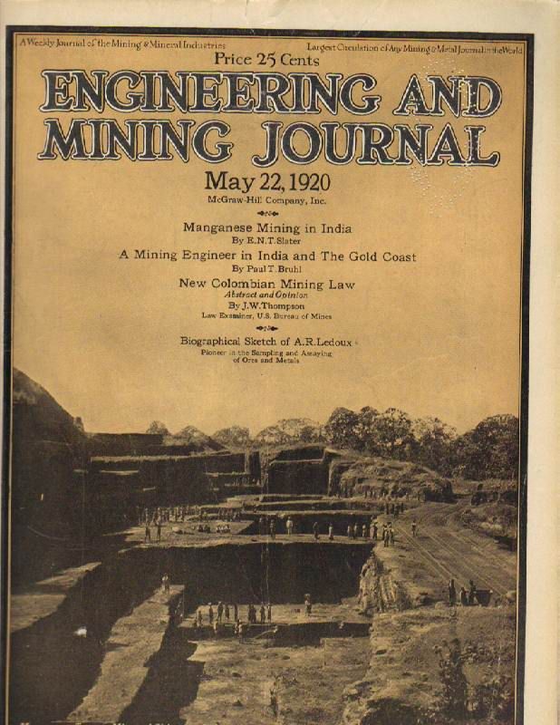 Engineering and Mining Journal: Volume 109, Number 21: May 22, 1920 by ...
