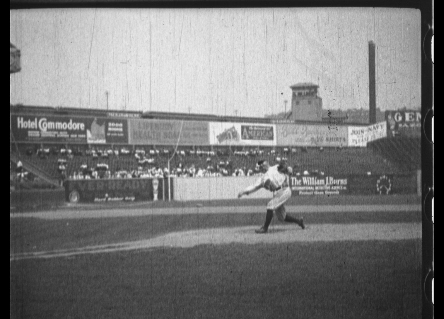 BASEBALL FILM - Early film reel in three parts depicting Babe Ruth and ...