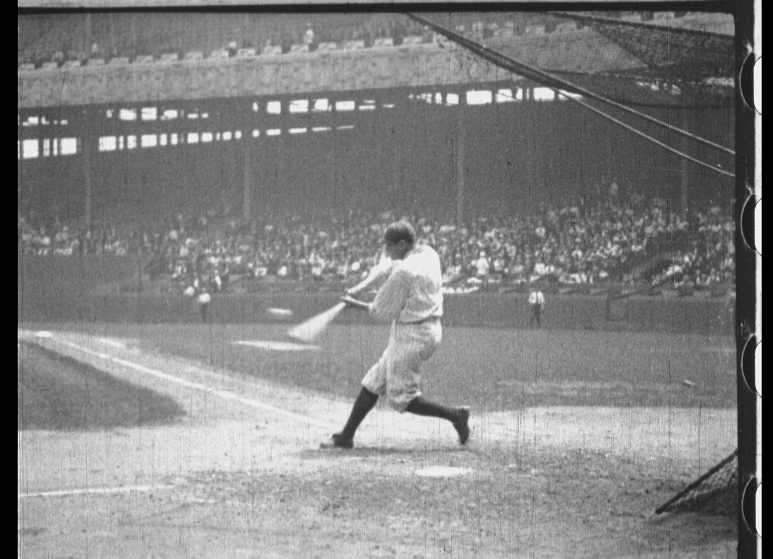 BASEBALL FILM - Early film reel in three parts depicting Babe Ruth and ...
