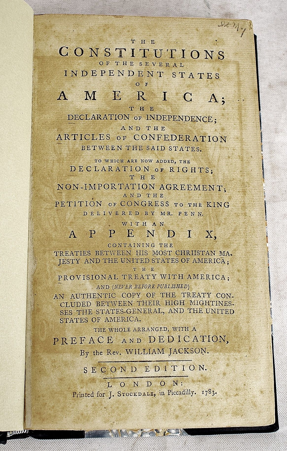 BIBLIO | The constitutions of the several independent states of America ... BIBLIO | The constitutions of the several independent states of America ...