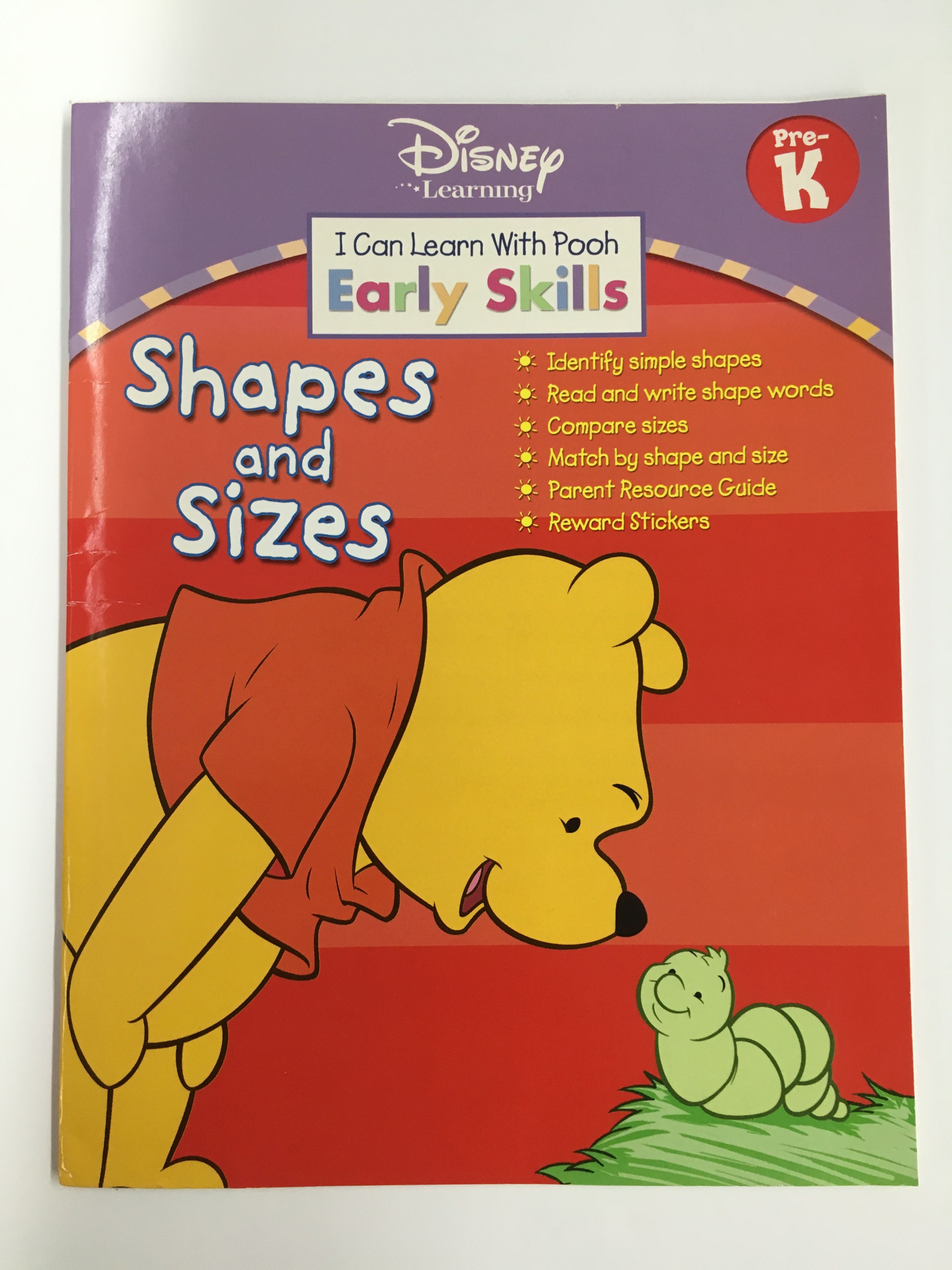 Shapes & Sizes (I Can Learn With Pooh, Early Skills, Pre-K) by Bendon ...
