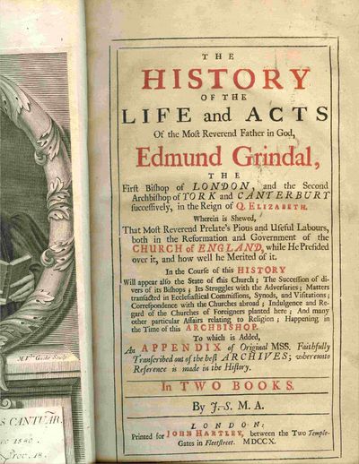 The History Of The Life And Acts Of The Most Reverend Father In God ...