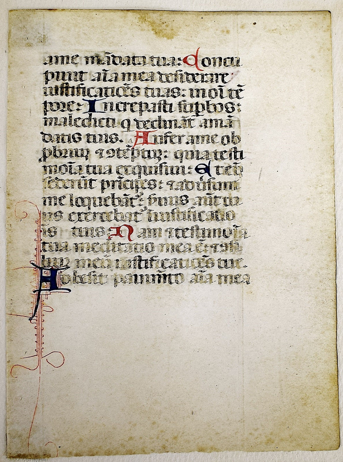 An Illuminated Leaf from a Book of the Hours, circa 1450 by Medieval ...