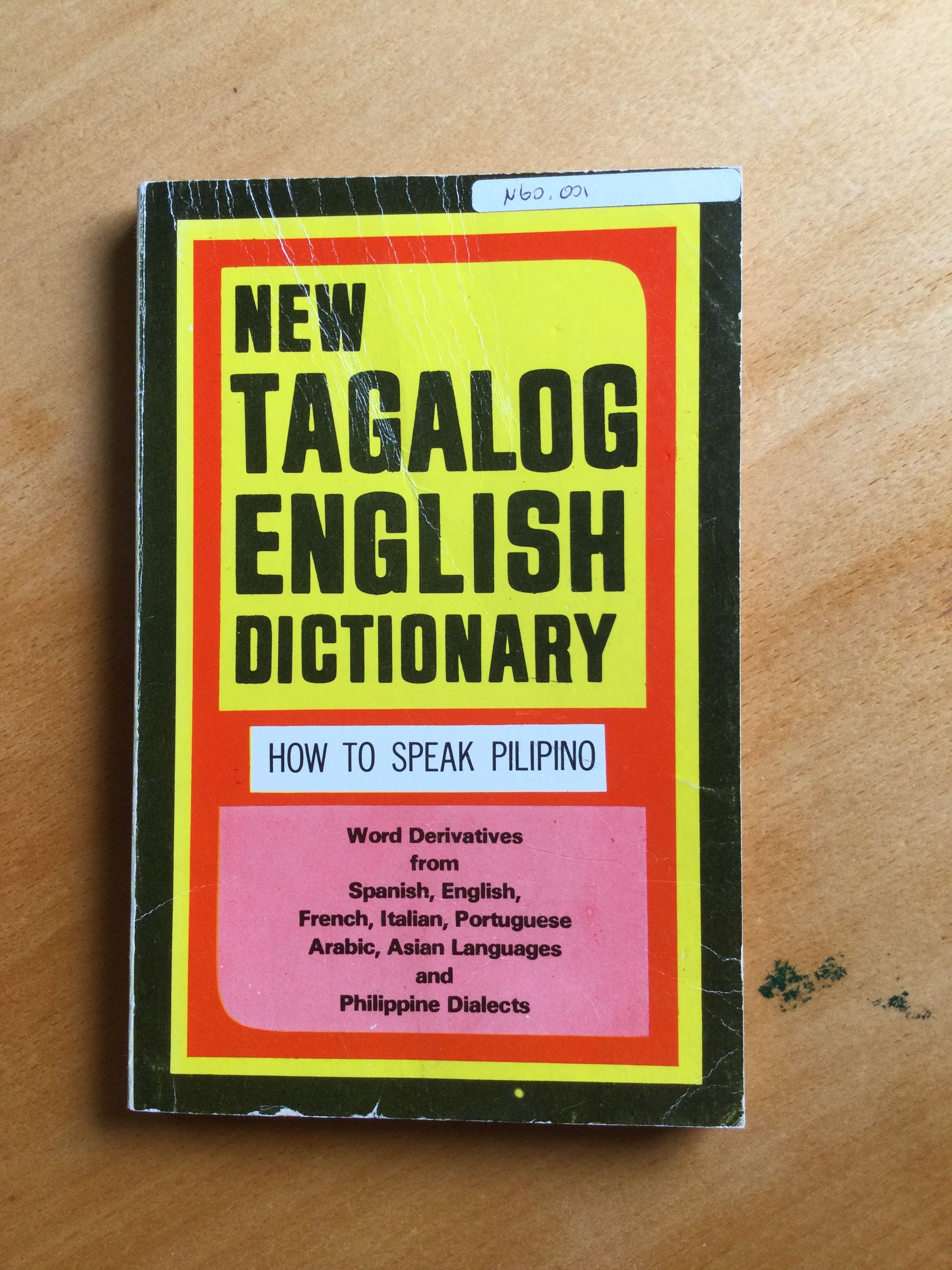 Tagalog Dictionary Phonics Book Centrum Online Shop The New