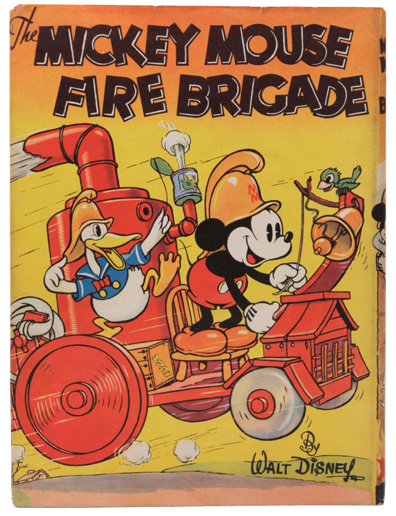 THE MICKEY MOUSE FIRE BRIGADE by Disney, Walt | [68]pp. Illustrated in ...
