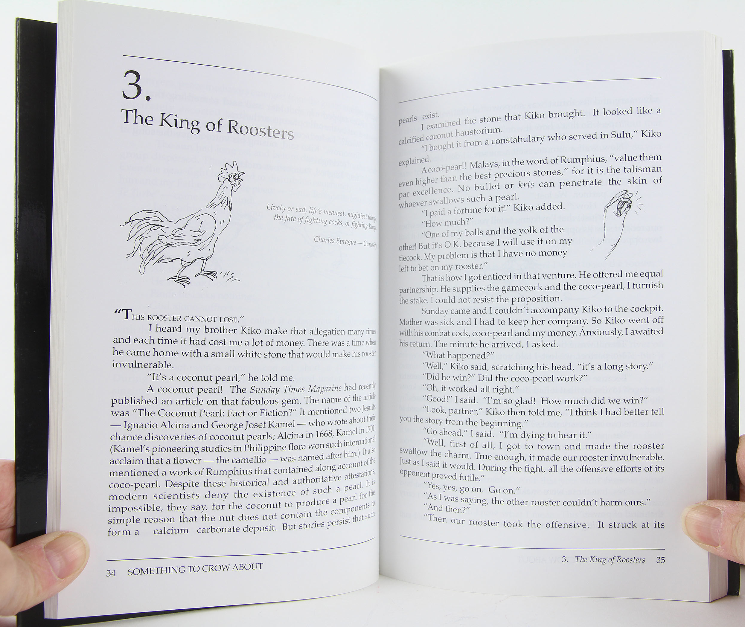 Something to Crow About (Short Stories) by Alejandro R. Roces ...