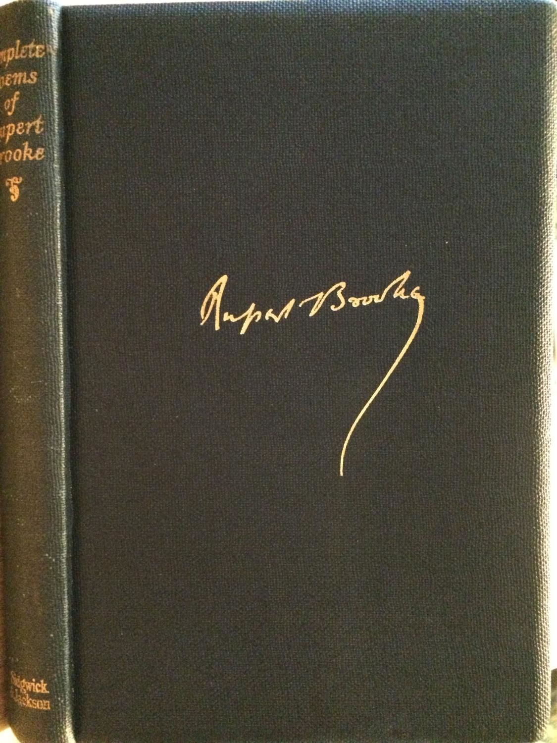 The Complete Poems of Rupert Brooke by Brooke, Rupert | | 1937 ...